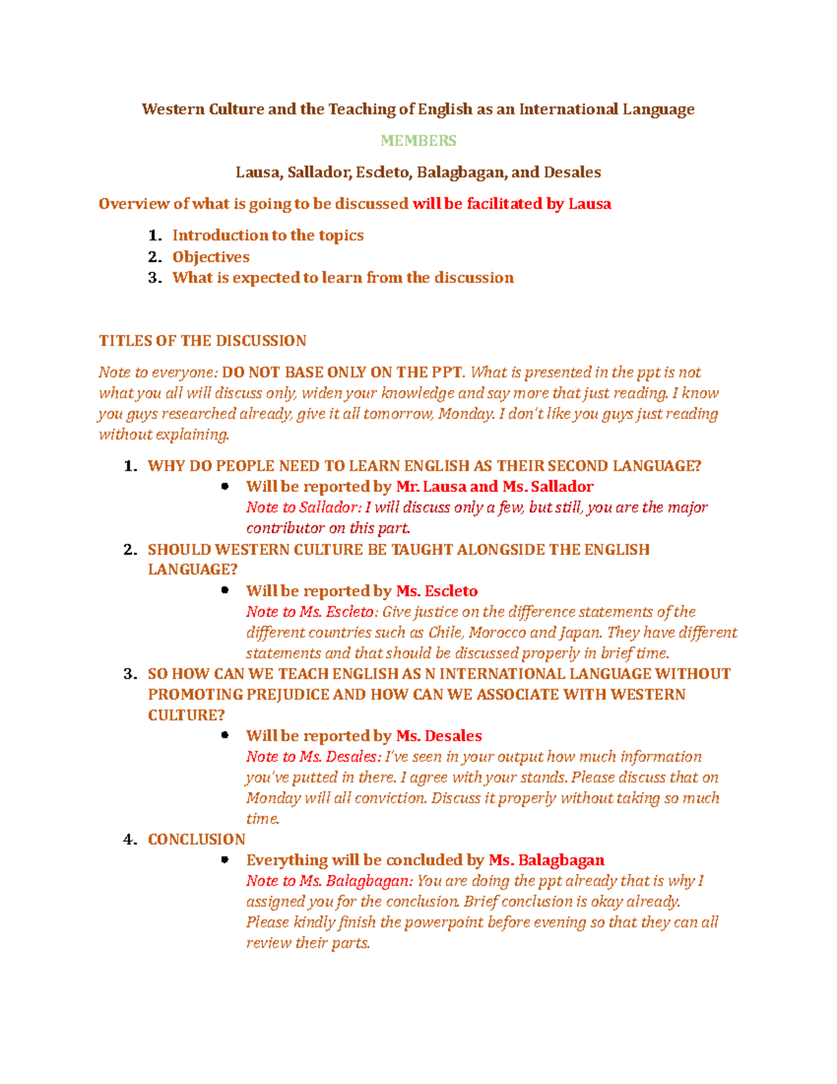 Western Culture and the Teaching of English as an International ...