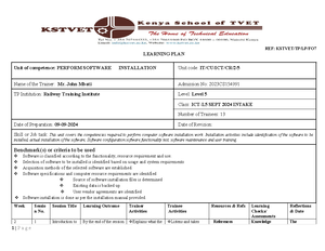 Cdacc Guidelines FOR Assement - TVET CURRICULUM DEVELOPMENT, ASSESSMENT AND CERTIFICATION ...