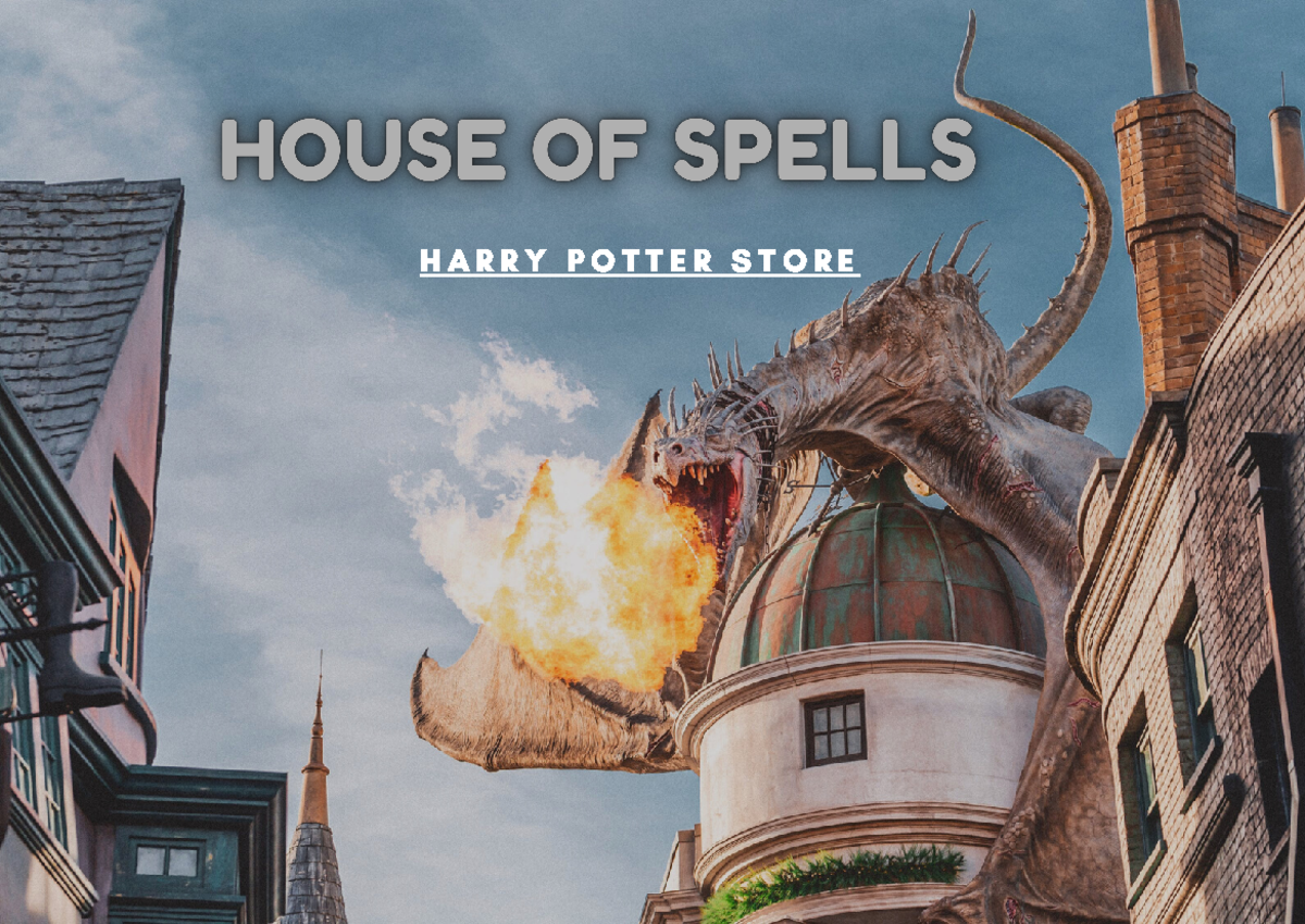 House OF Spells - BEED - HOUSE OF SPELLS HARRY POTTER STORE HOUSE OF ...