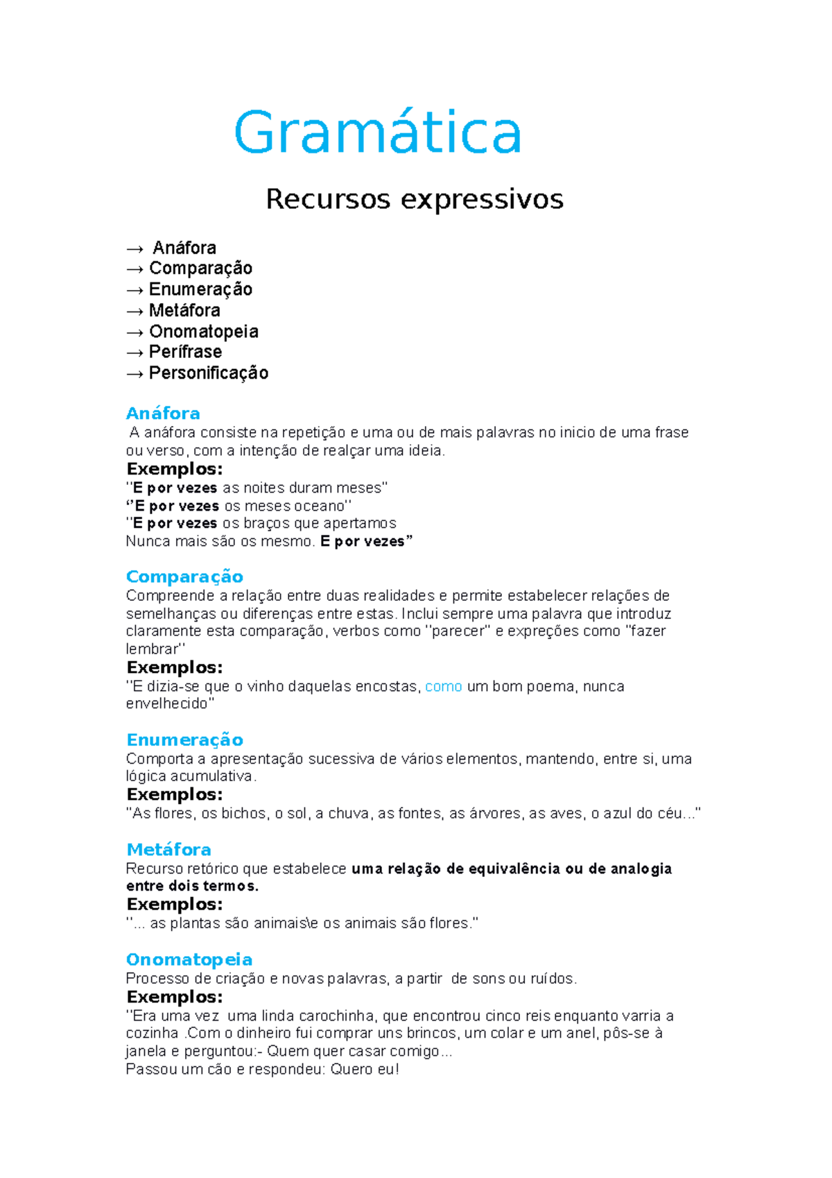 Gramática pt - Varios apontamento que talvez vos ajude - Gramática ...
