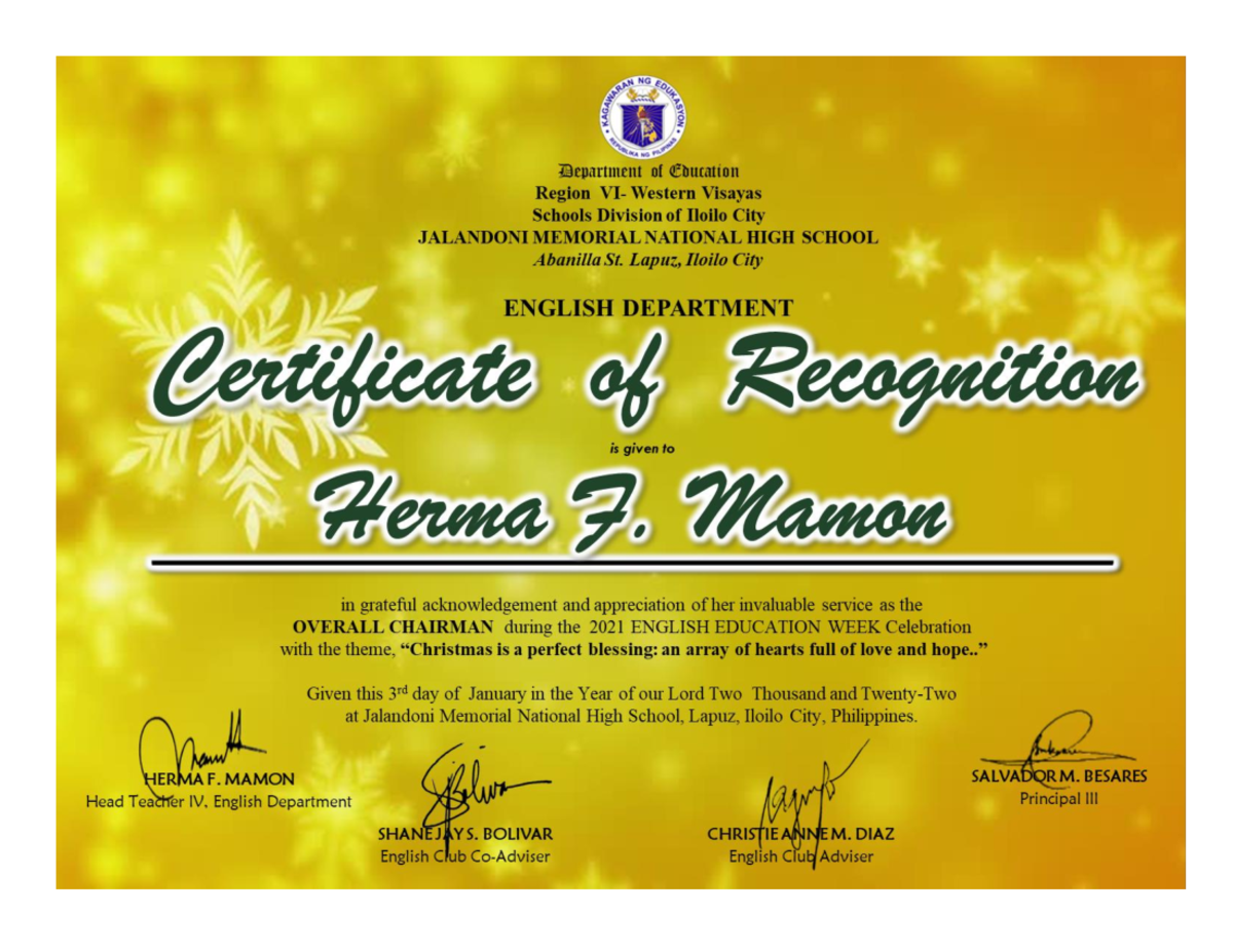 Overall- Chairman-CERT - Business Writing - Studocu