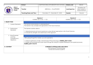 DISS Module Q1 WEEK 5 - PPT - The Dominant Approaches and Ideas in ...