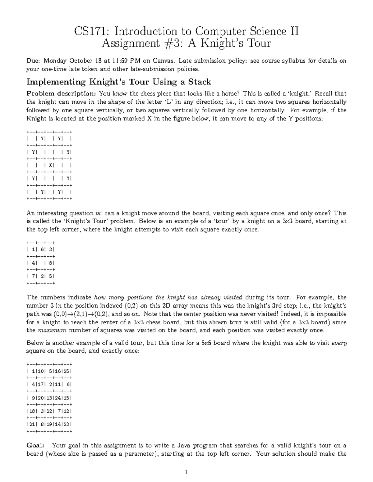 A3 - A second course in Computer Science, focusing on intermediate programming. Emphasis - CS171 ...