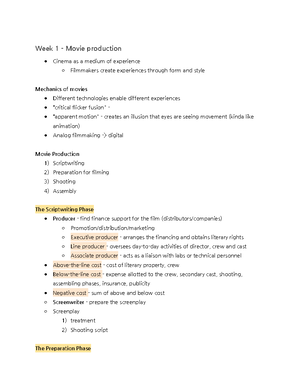Lecture 17 - Lecture 17 Spectatorship, psychoanalysis, and feminist ...