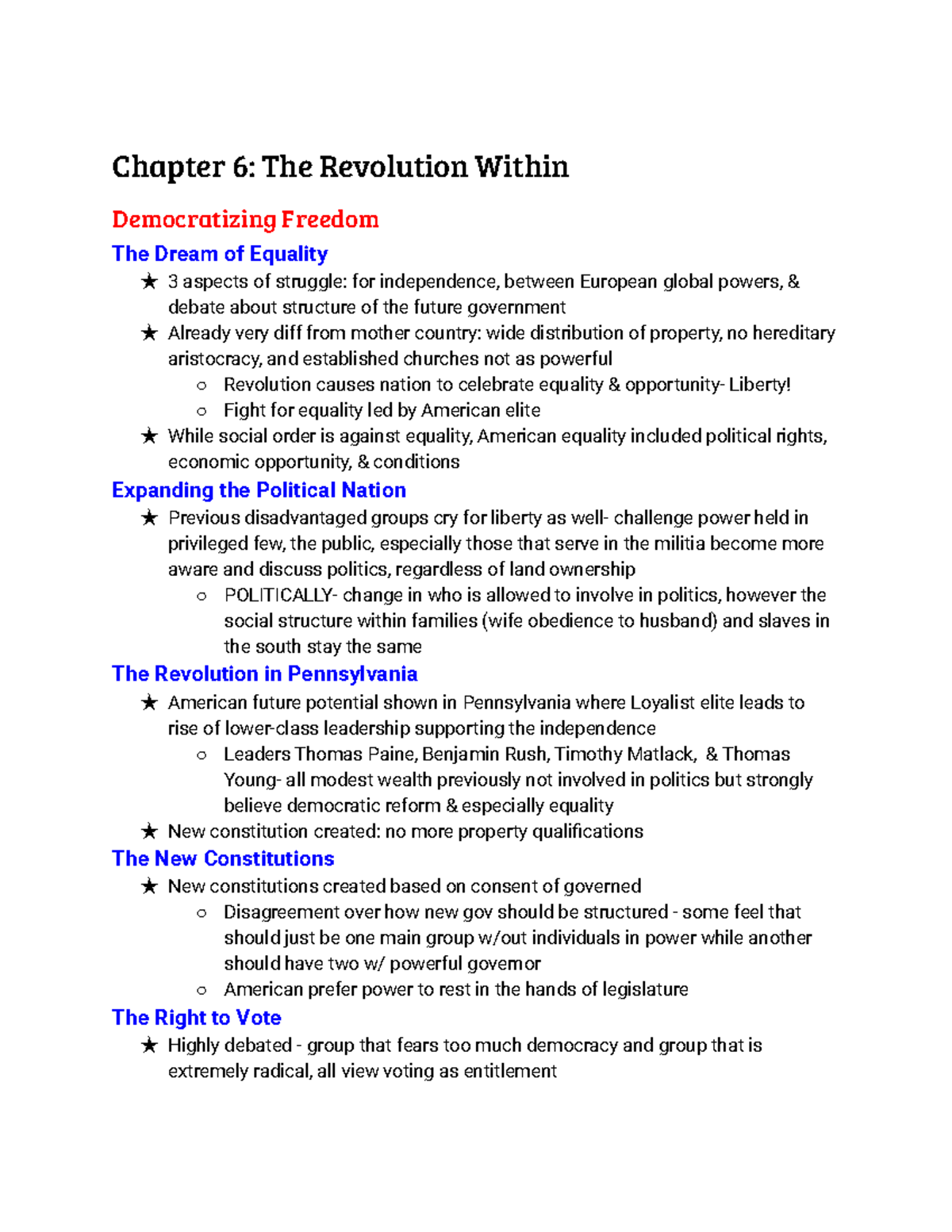 Chapter 6 The Revolution Within - Chapter 6: The Revolution Within ...
