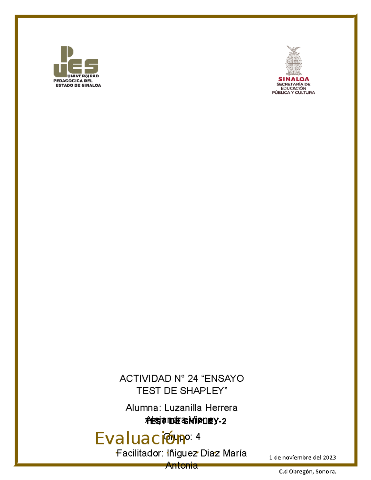 Doc2 - fdfsd - TEST DE SHIPLEY- 1 de noviembre del 2023 C Obregón ...