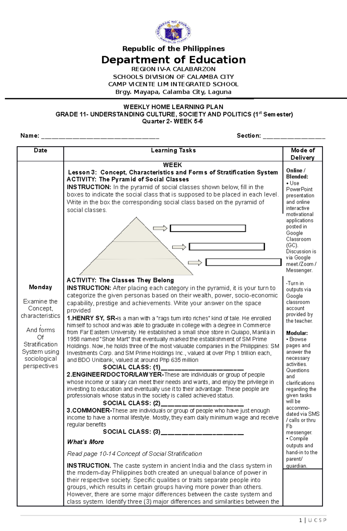 Q2-WHLP-in-UCSP-Lesson-3-5- Grade-11 Answer - Republic of the ...