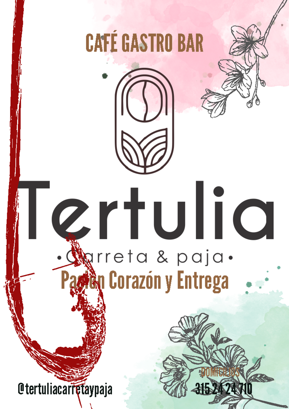 Menu tertulia inf - @tertuliacarretaypaja 315 24 24 710 DOMICILIOS ...