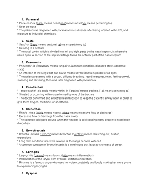 Reproduction and Obstetrics Word Use - Spermatolysis Spermat/o -lysis ...