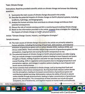Ov - Course overview, objective, and outcomes Summary GEO 101 Grading ...