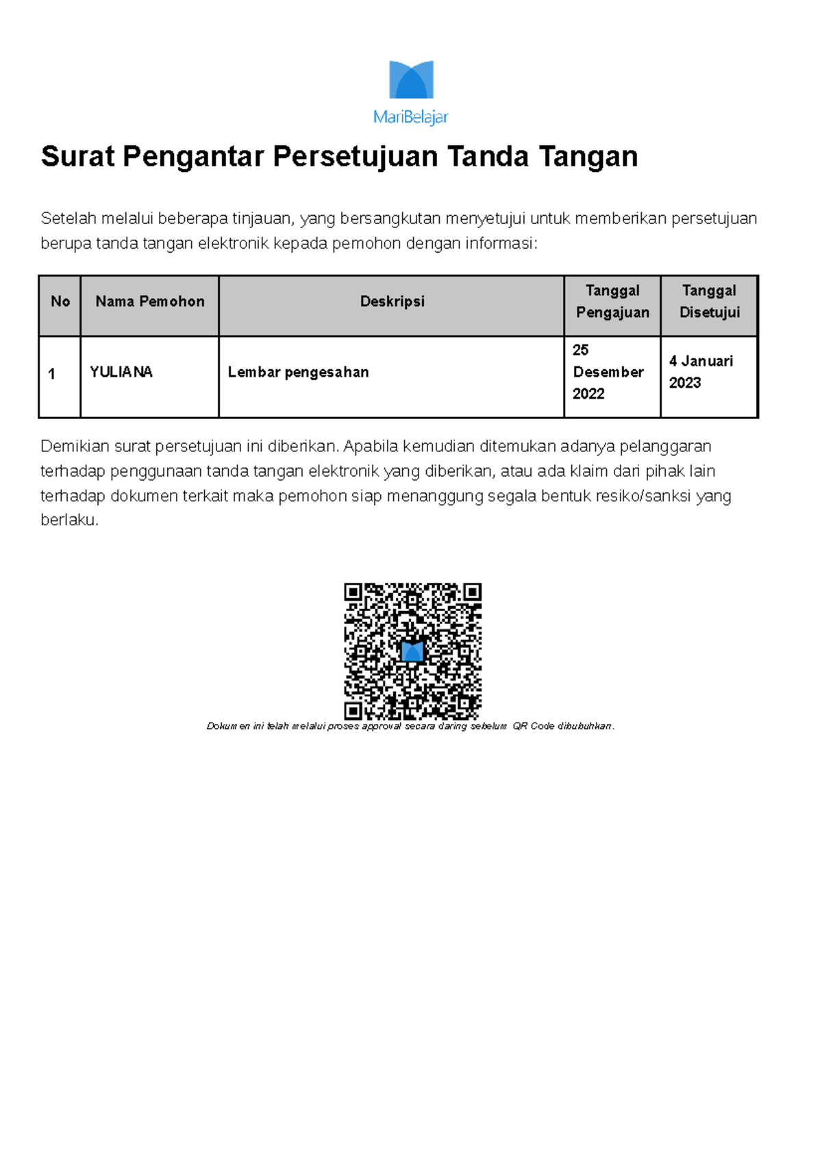 Lembarpengesahan 20230104160847 TTE - Surat Pengantar Persetujuan Tanda ...