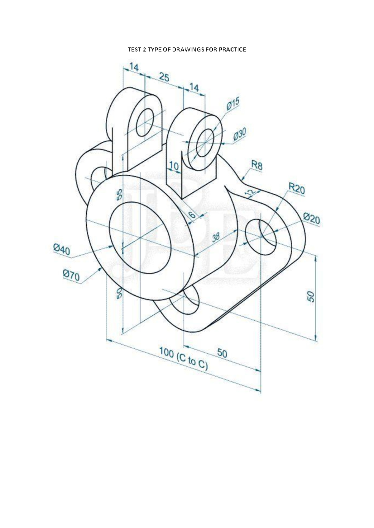 TEST 2 TYPE OF Drawings FOR Practice - TEST 2 TYPE OF DRAWINGS FOR ...