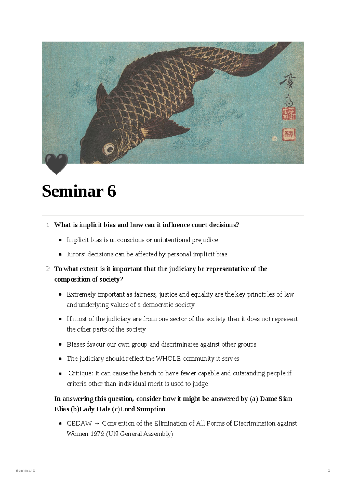 ELLM Seminar 6 Notes - Seminar 6 1 🖤 Seminar 6 1. What is implicit bias ...