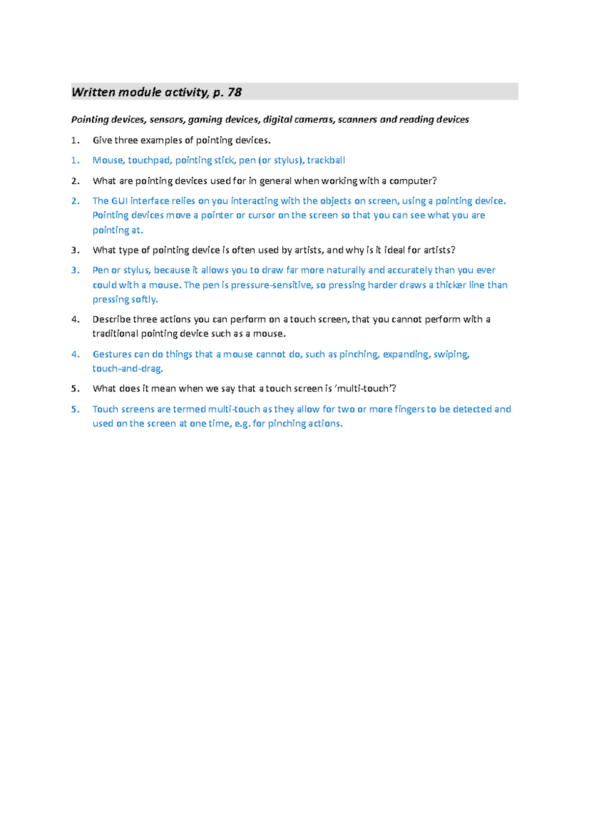 Written module activity grade 10 Page 78 - Written module activity, p ...