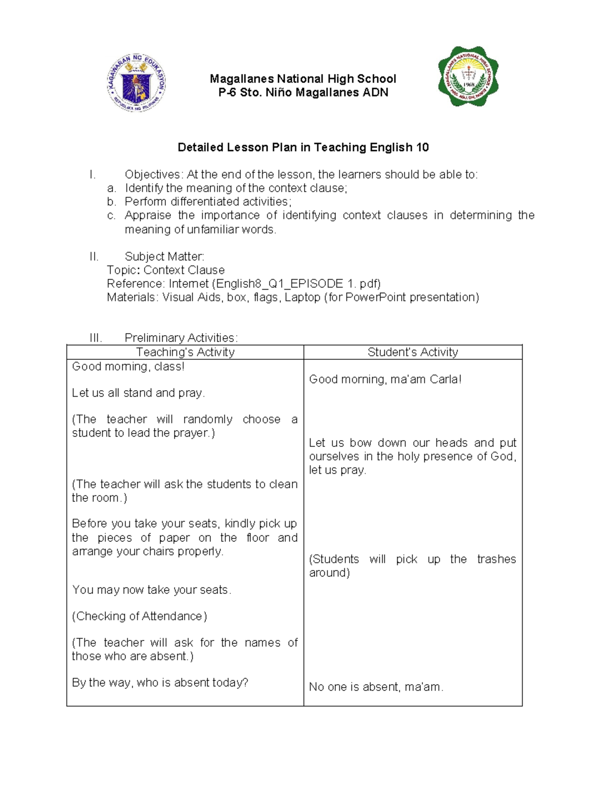 Grand DEMO Cutie - Magallanes National High School P-6 Sto. Niño ...