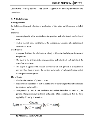 CS8083 MCP UNIT I notes - UNIT I Single core to Multi-core ...