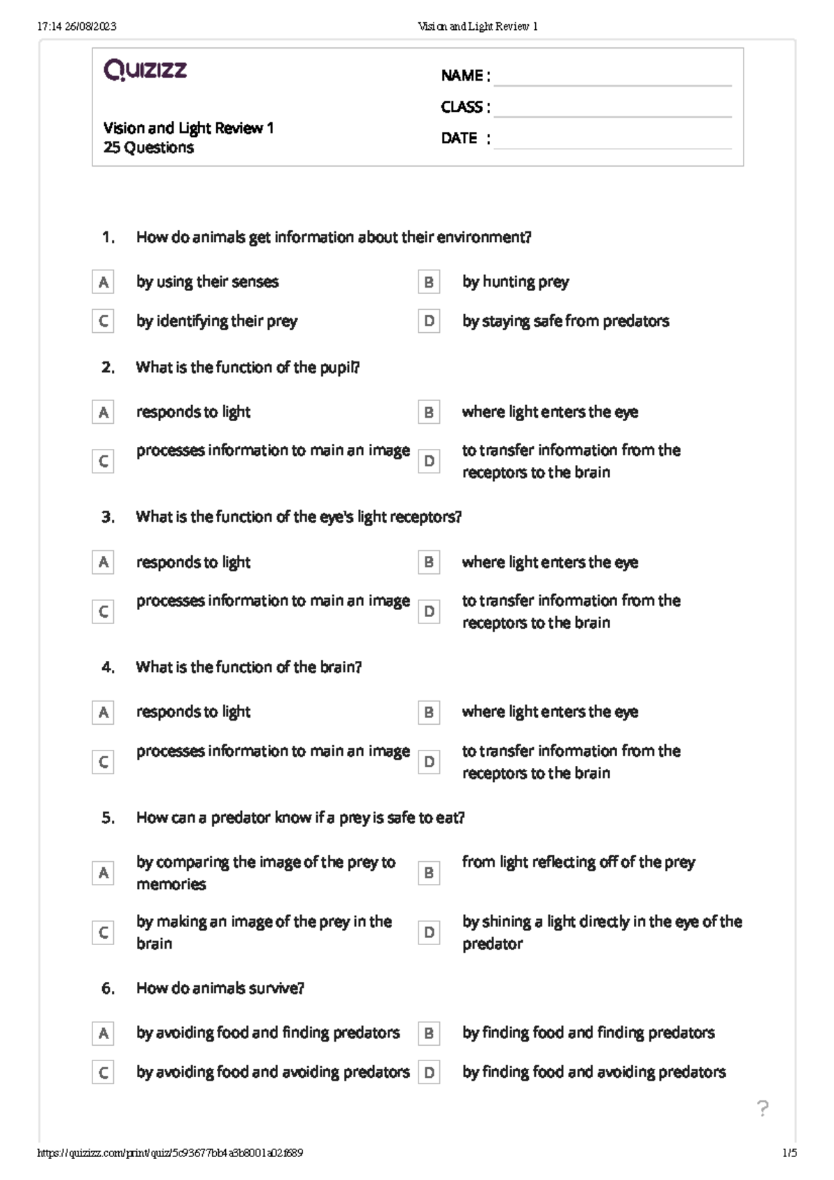 Vision and Light Review 1 24c ch in - Vision and Light Review 1 25 ...