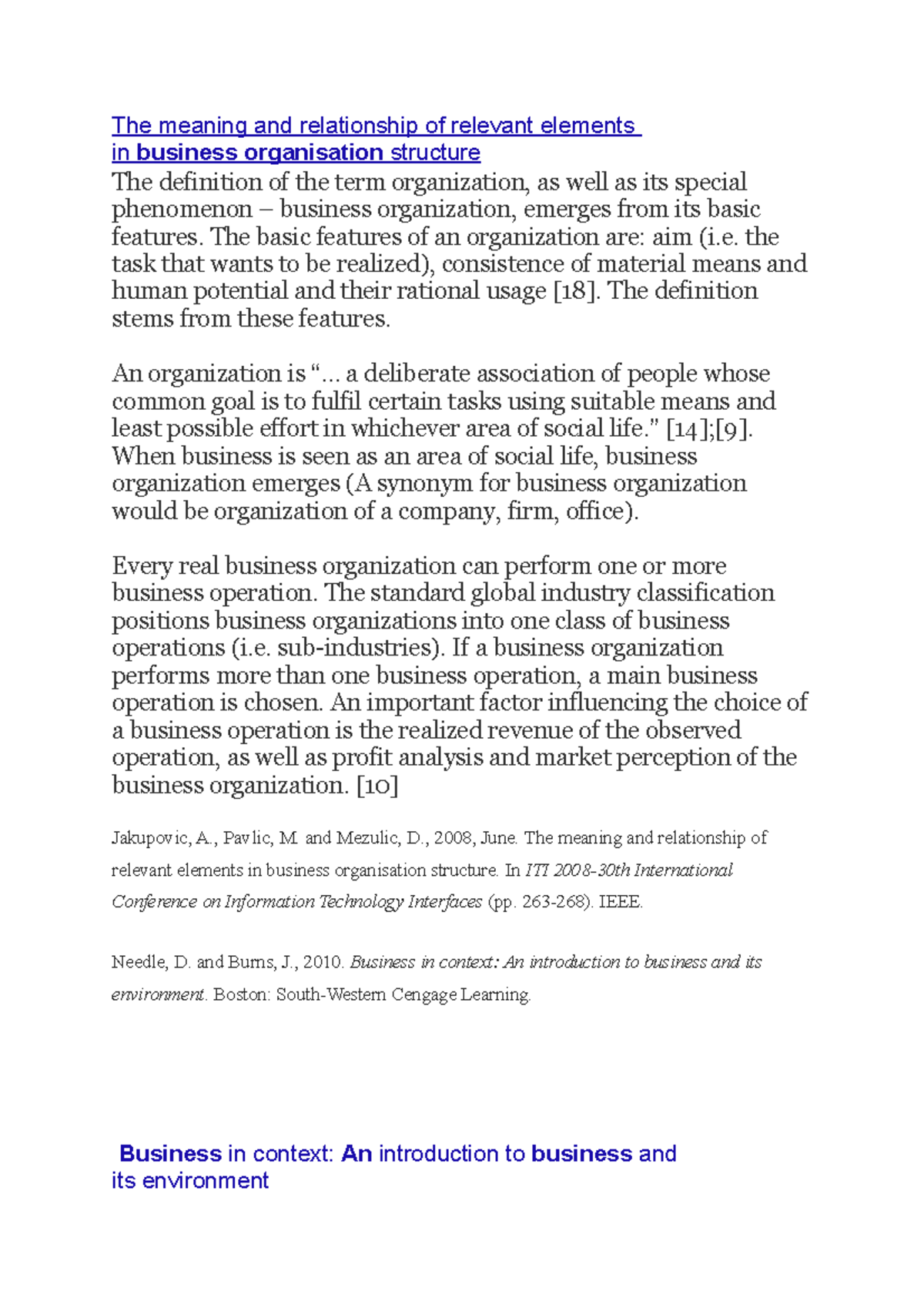 The meaning and relationship of relevant elements in - The basic ...