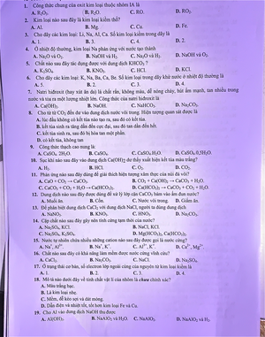 General Chemistry Experiment 202 - Unit 1: EXPERIMENTAL TECHNIQUES I ...