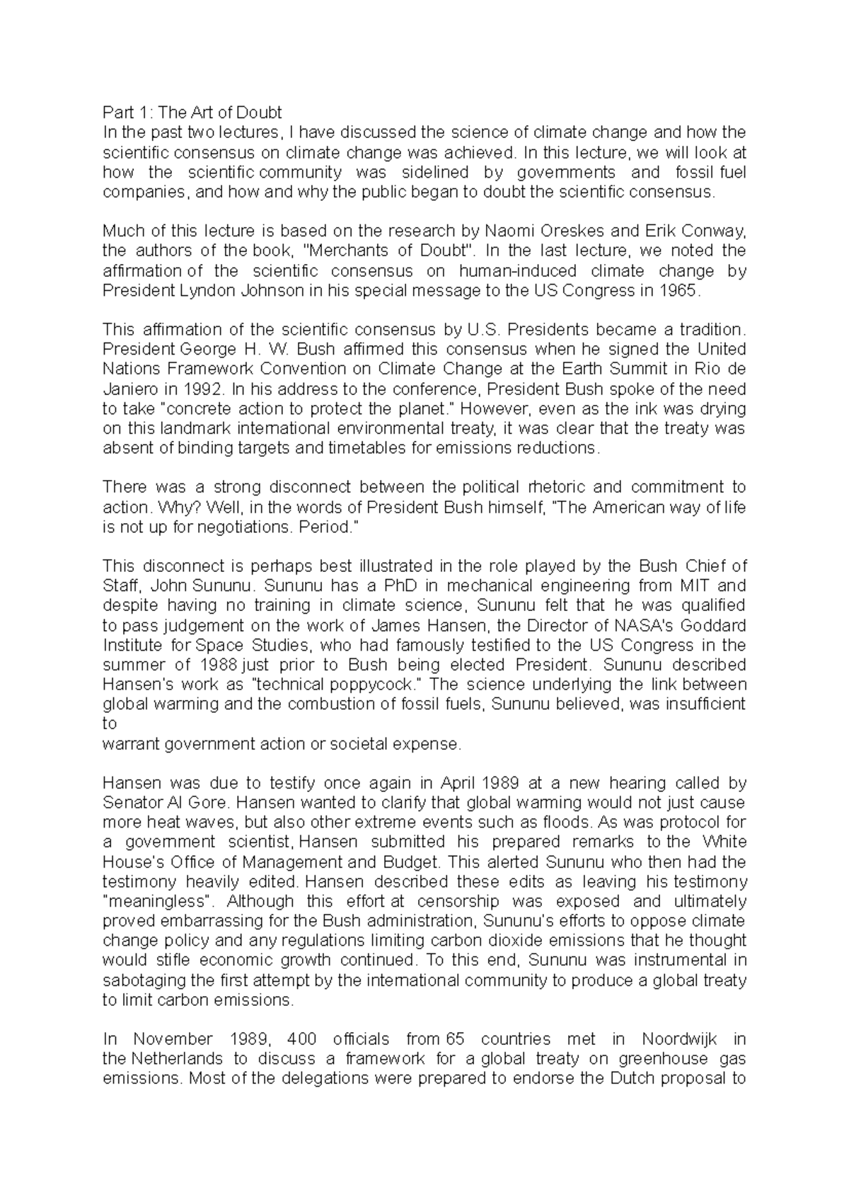 Lecture 07 Transcript Part 1 The Art Of Doubt In The Past Two