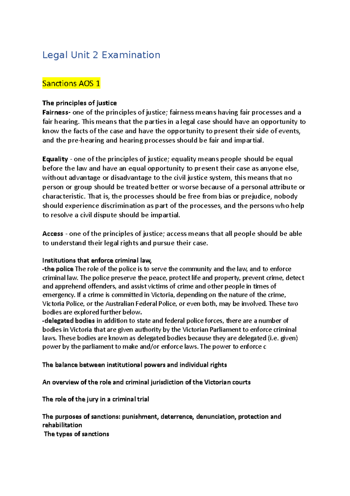 Legal - This means that the parties in a legal case should have an ...