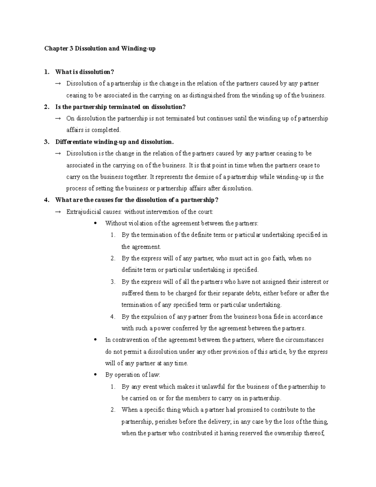 Chapter 3 Dissolution and Winding - Chapter 3 Dissolution and Winding-up What is dissolution ...