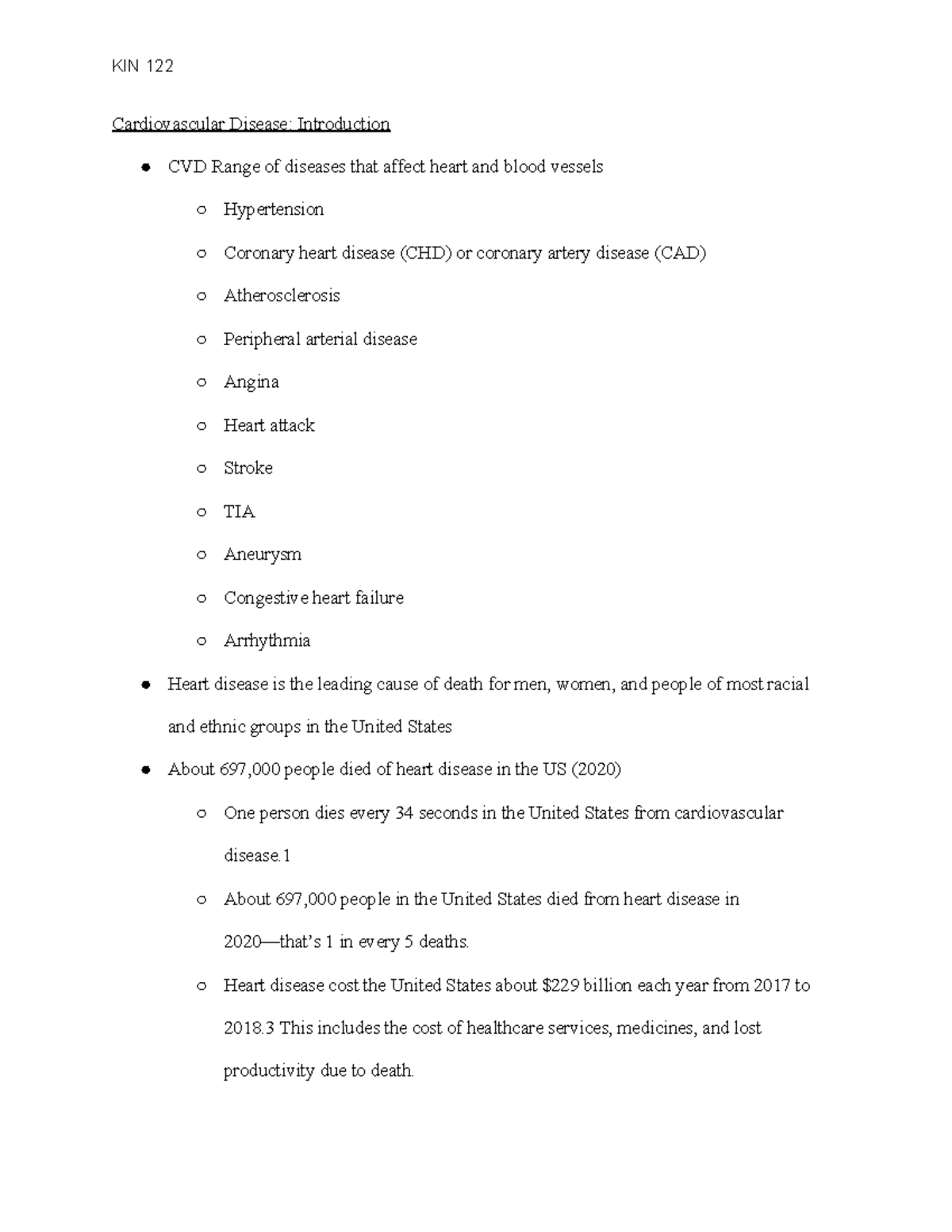Cardiovascular Disease Introduction - About 697,000 people in the ...