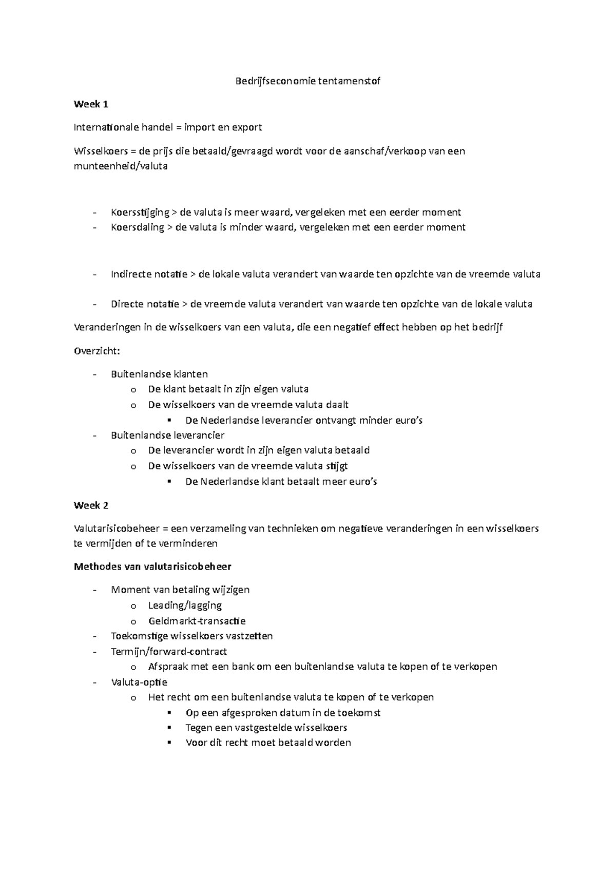 Bedrijfseconomie tentamenstof - De tijd van betaling verschuiven ...