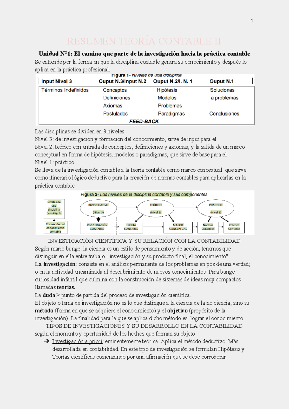 Resumen Teoría Contable II - RESUMEN TEORÍA CONTABLE II Unidad N°1: El camino que parte de la ...
