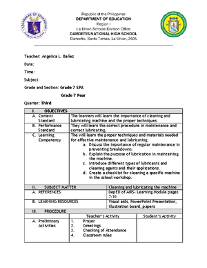 Detailed-Lesson-Plan-Building-and-constructionn-Code and Signs, tags ...