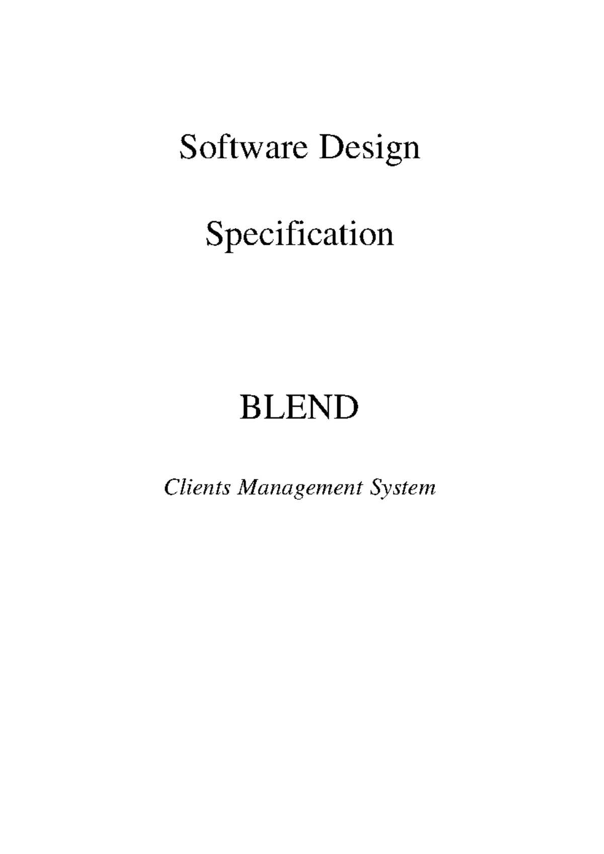 Software Design Specification _Online Shopping System - Software Design ...
