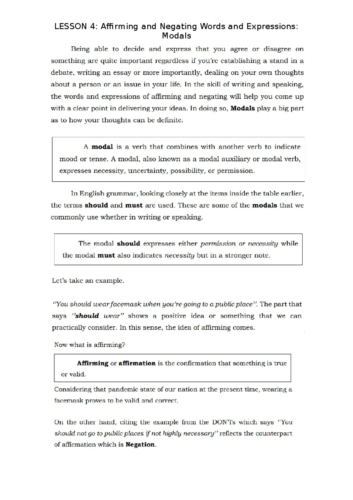 ENG10 Modals HAND OUT - Modal Verbs Handout - Master of Arts in ...