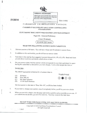 CSEC EDPM P1 2021 - uyjuy - Electronic Document Preparation and ...
