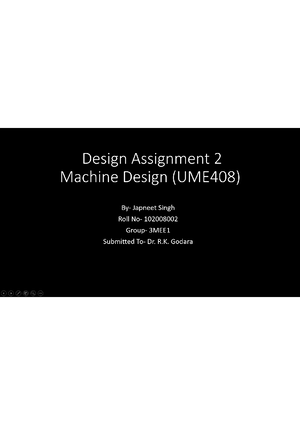Module-1 Lesson-2 - Machine design Fundamentals of machine design are ...