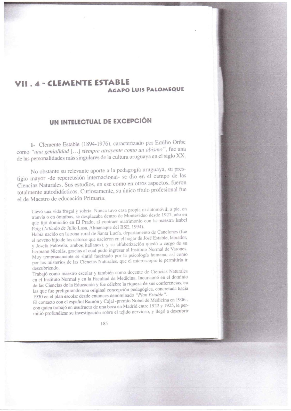 Estable+1 merged - Historia e información de Clemente Estable ...