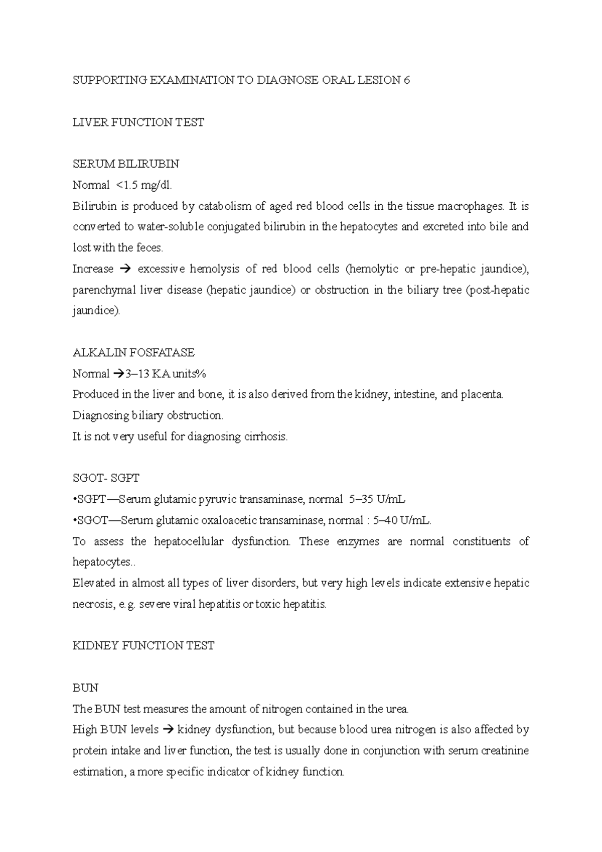 Supporting Examination To Diagnose Oral Lesion 6 - SUPPORTING ...