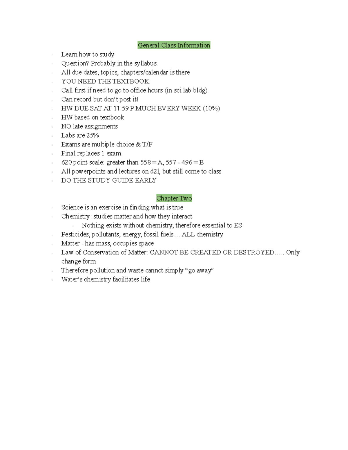 SCI 1101 - Syllabus Lecture - General Class Information Learn how to ...