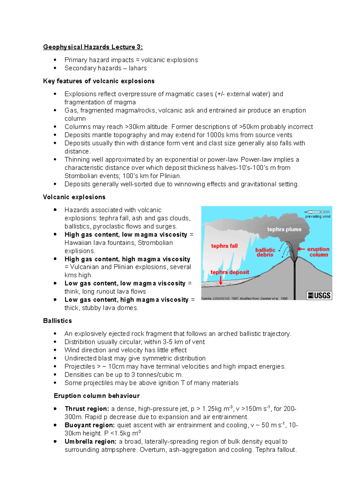 24-01-18 Geophysical Hazards Lecture 3 - Geophysical Hazards Lecture 3 ...
