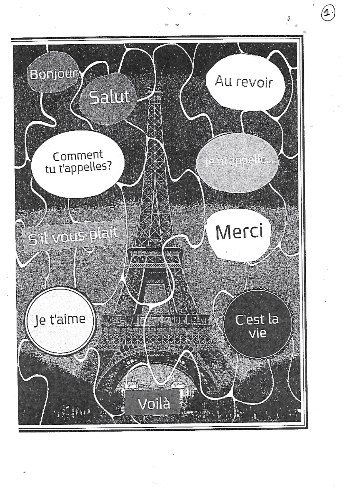 French for Beginners - 1 Bonjour Au revoir Salut Comment tu Je mappelle ...