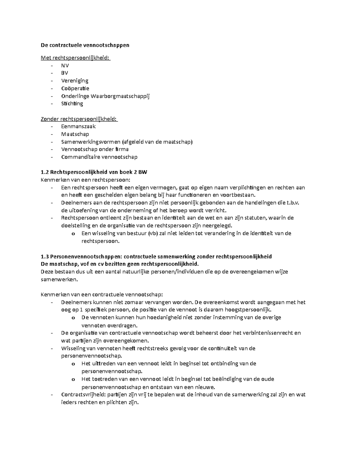 Literatuur week 1 schooljaar 2020-2021 - De contractuele ...