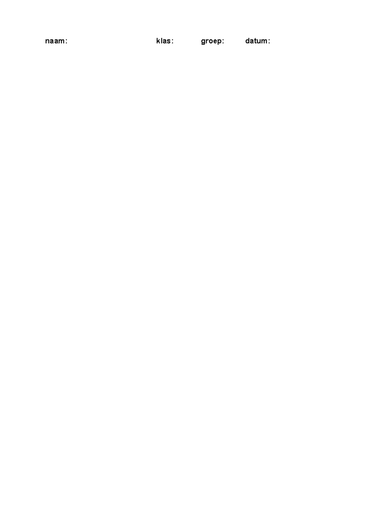 Trekproef kunststoffen-1 - naam: klas: groep: datum: TREKPROEF OP ...