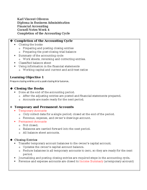 Cornell Notes #11 (Appendix B) - Karl Vincent Oliveros Diploma in ...