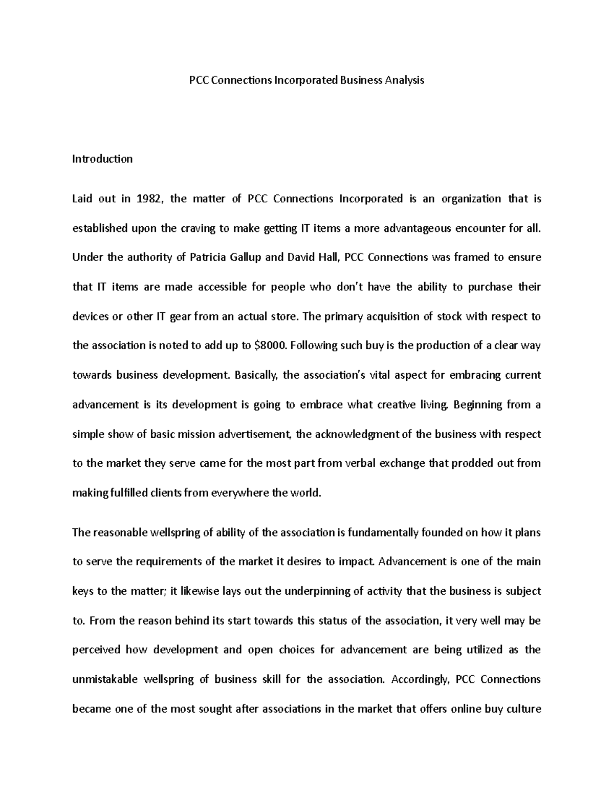 PCC Connections - Under the authority of Patricia Gallup and David Hall ...