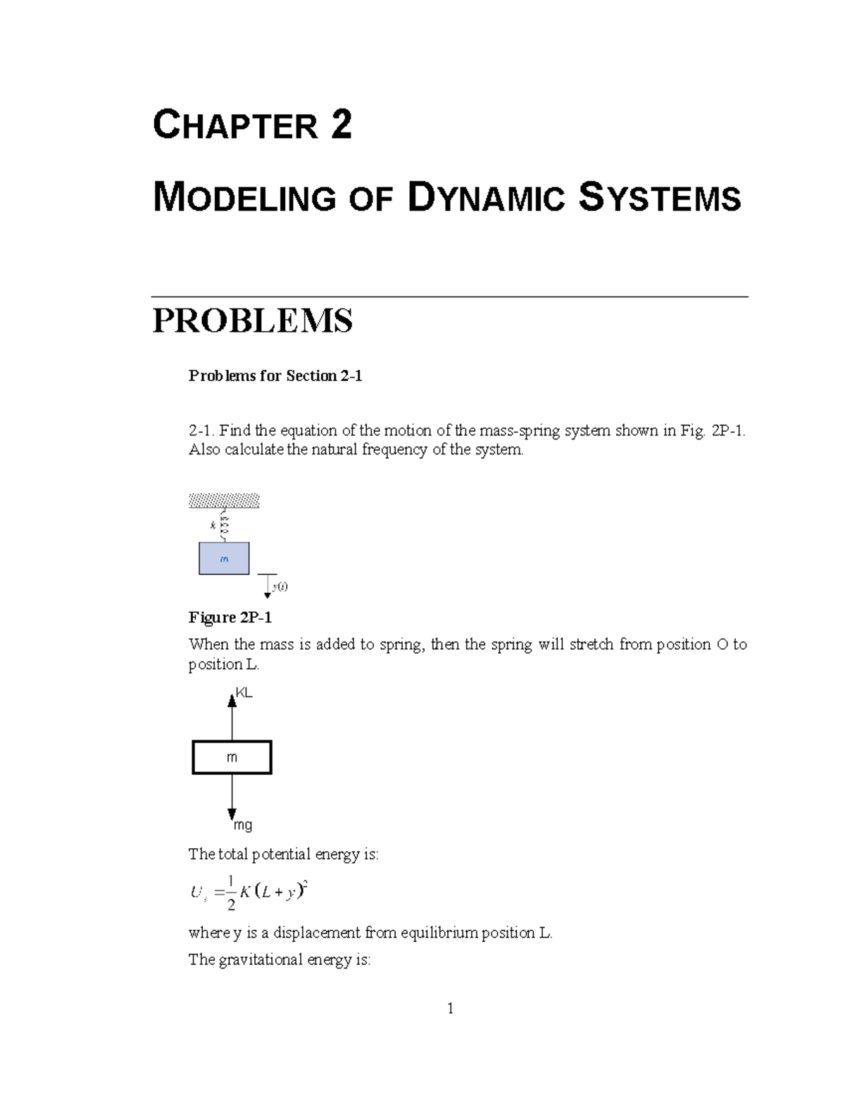 Solution Manual Automatic Control System - CHAPTER 2 MODELING OF ...