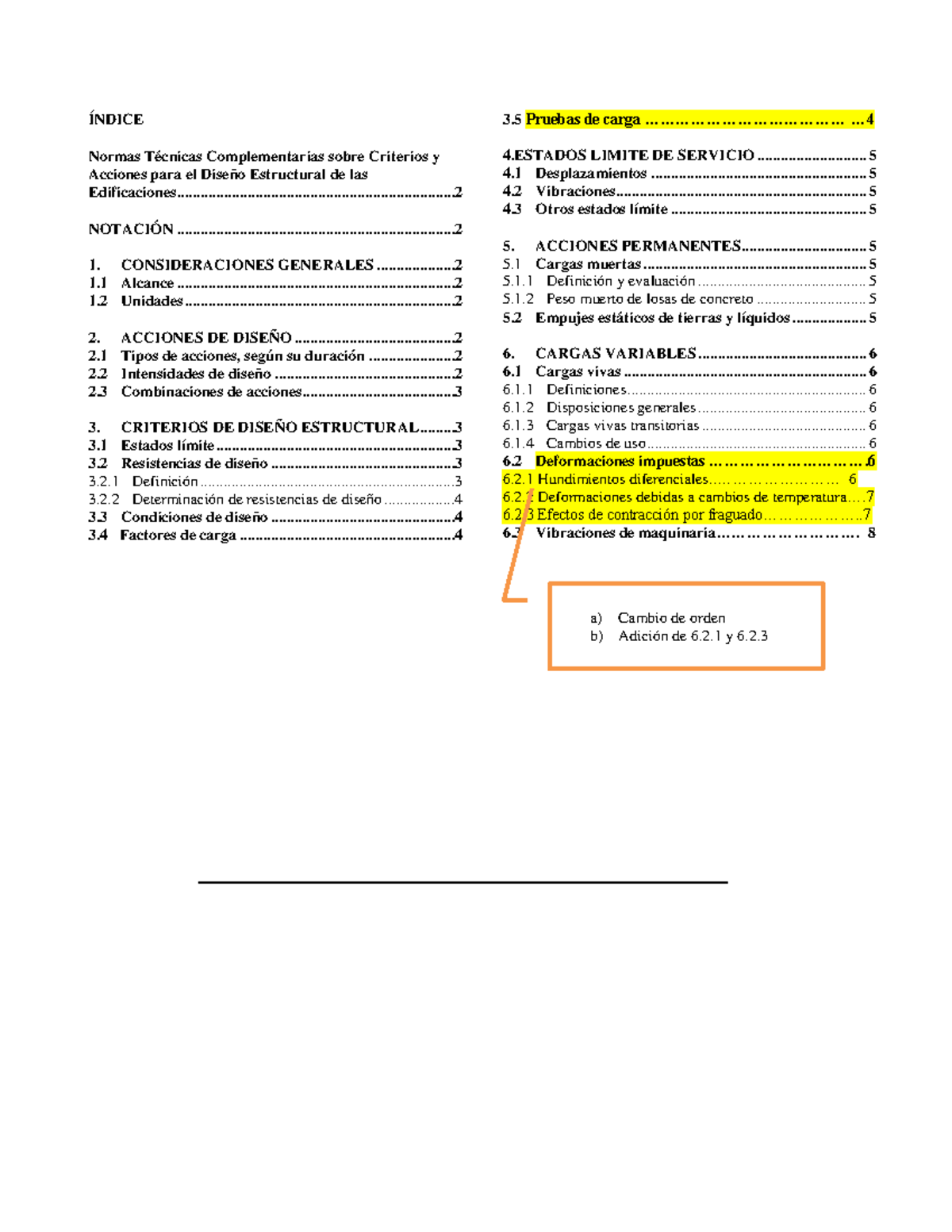 Ntc acciones criterios cambios propuestos luis esteva maraboto - ÍNDICE ...