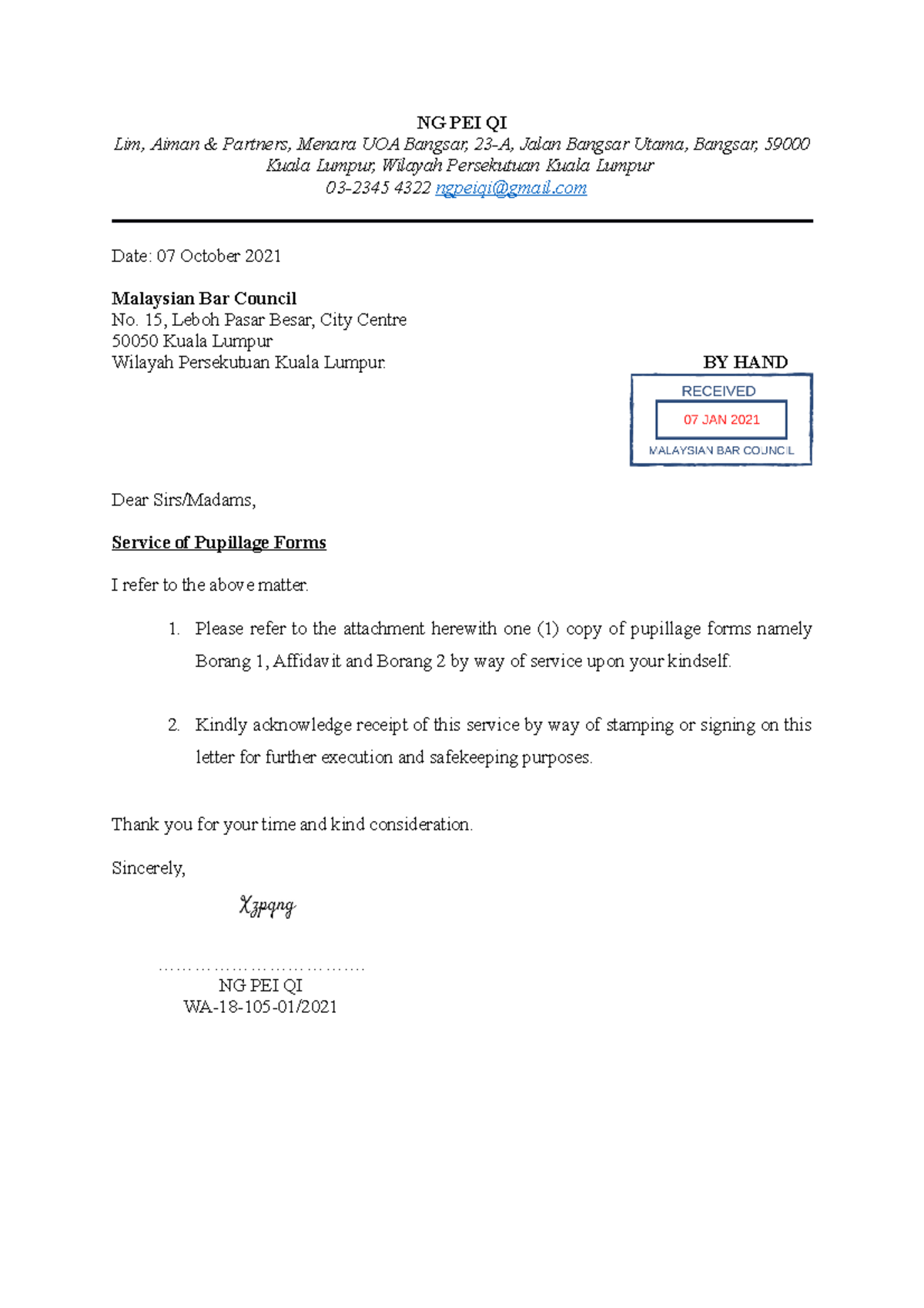 MY BAR Council Stamp - A notes that may be helpful for students as a ...