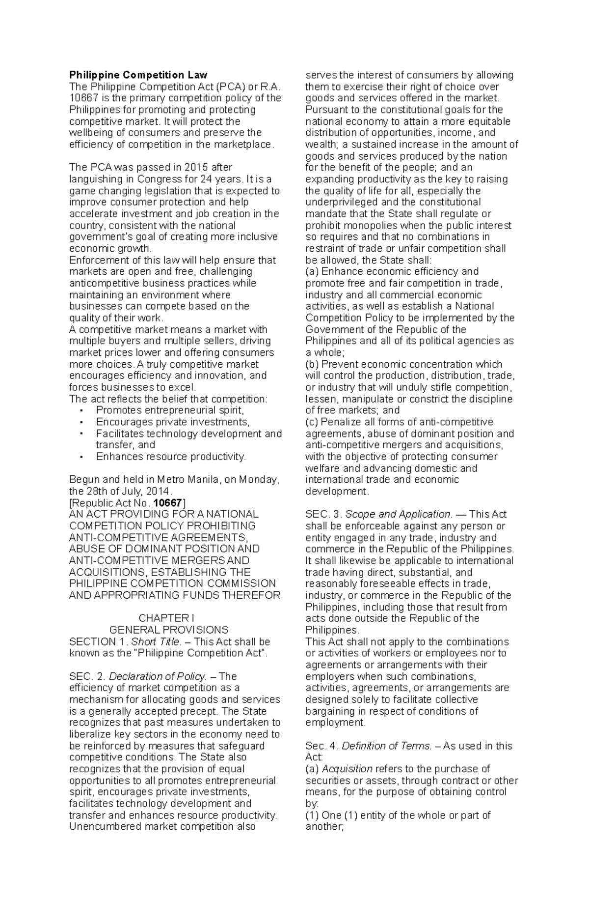 Phil comp act Philippine Competition Act Philippine Competition Law phil-comp-act-philippine-competition-act-philippine-competition-law