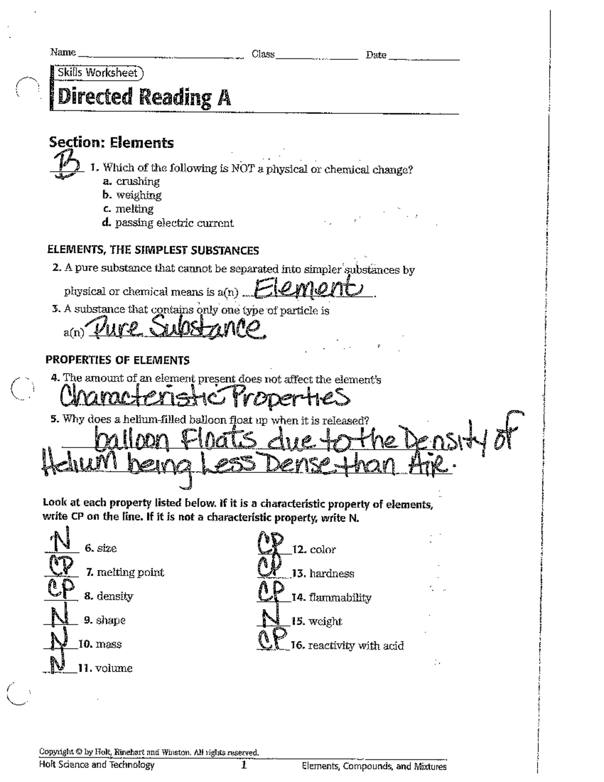 7TH- Grade- Direct- Reading-A- Answers - Studocu