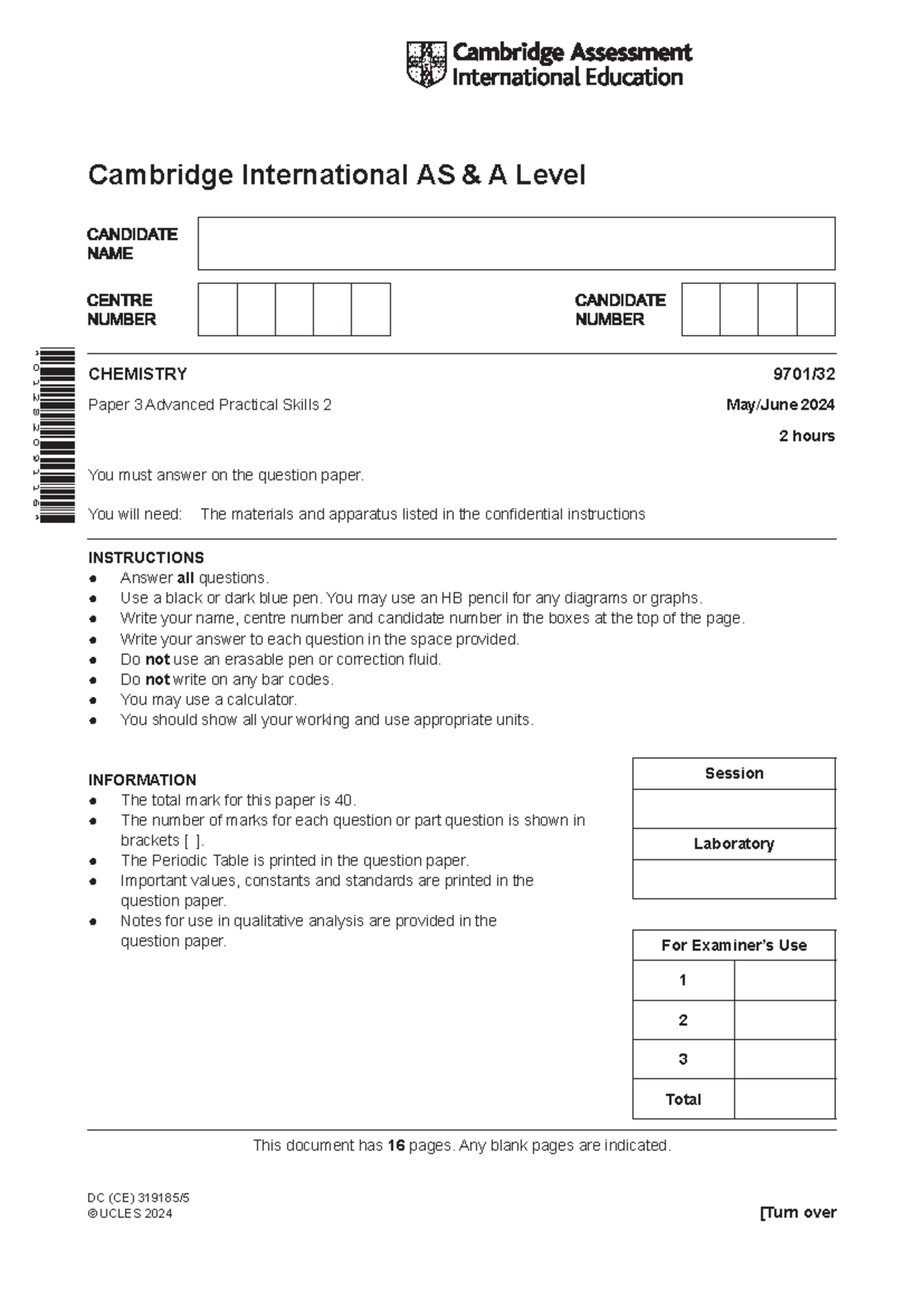 9701 s24 qp 32 - Qs paper - This document has 16 pages. Any blank pages ...