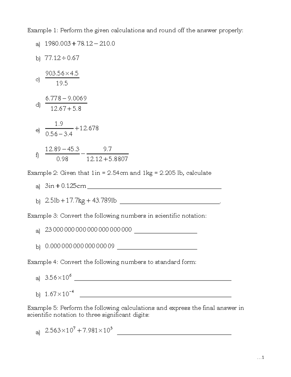 Module 3 Worksheets - Lecture notes Chapter 3 extra notes - ... 1 ...